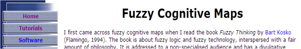 Armando B. Mendes » Blog Archive » Fuzzy Cognitive Maps